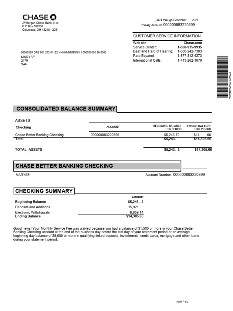 05C7ABB 6E7F 46668040 630E0590CD1E List | PDF | Banks | Chase Bank