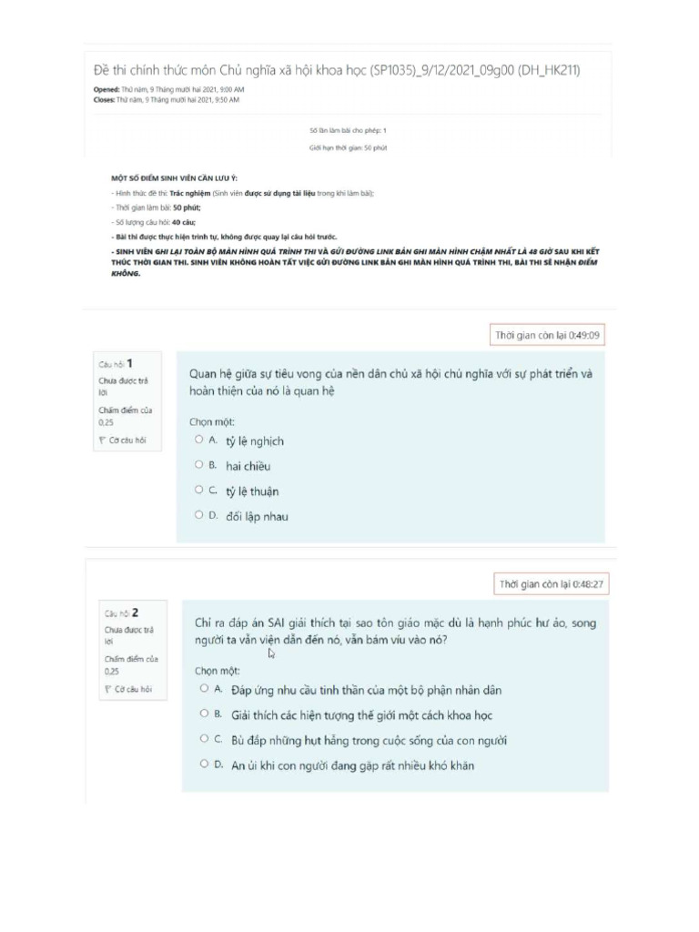 Chu-Nghia-Xa-Hoi-Khoa-Hoc CNXHKH Cuoiki Hk211 9h - (Cuuduongthancong - Com) | PDF