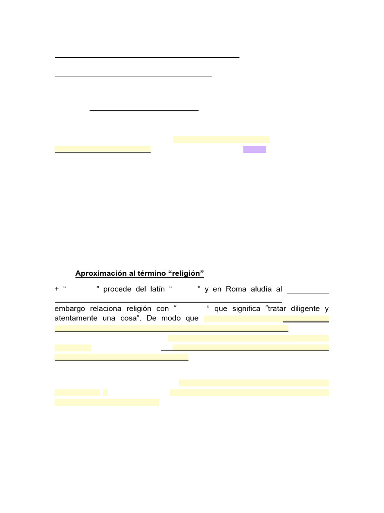 El Hecho Religioso: Definición y Estudio | PDF | Dios | Estudios religiosos