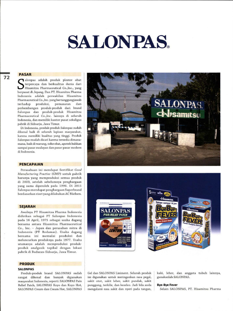 Indonesia Edition 5 Salonpas | PDF