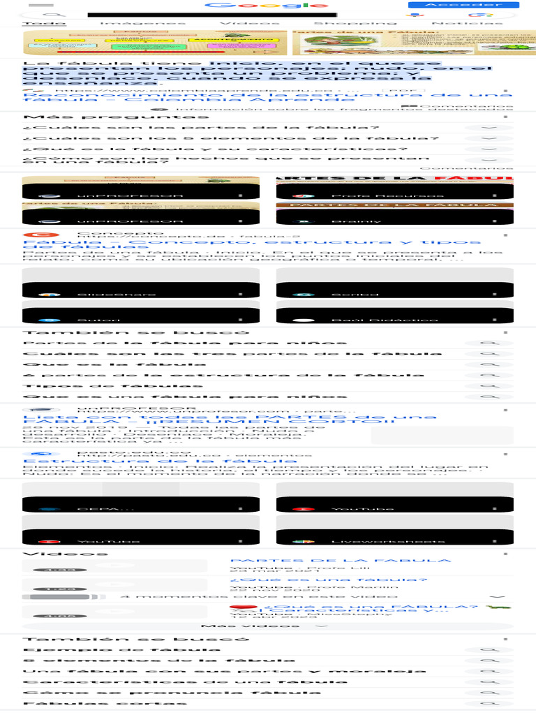 Partes de Una Fabula | PDF | Fábula