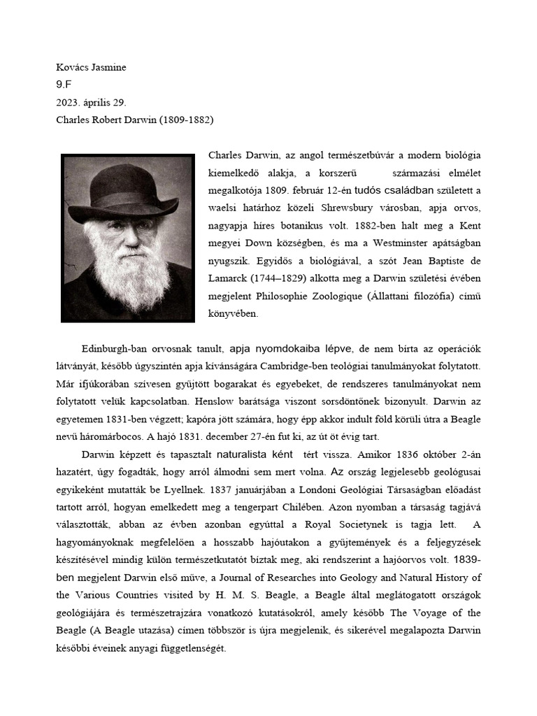 Charles Darwin PDF | PDF