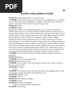 Waiting For Godot Script | PDF