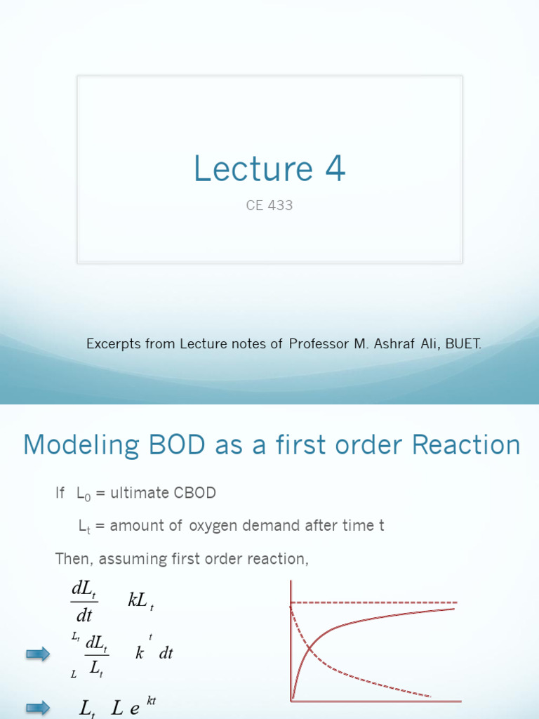 Lecture 4_CE 433_AJ | PDF | Water Pollution | Physical Geography