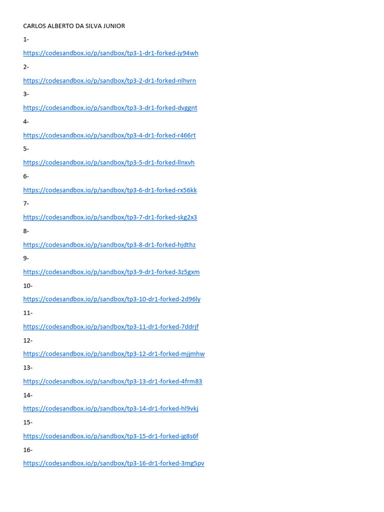 Carlos Alberto - DR1 - TP3 | PDF