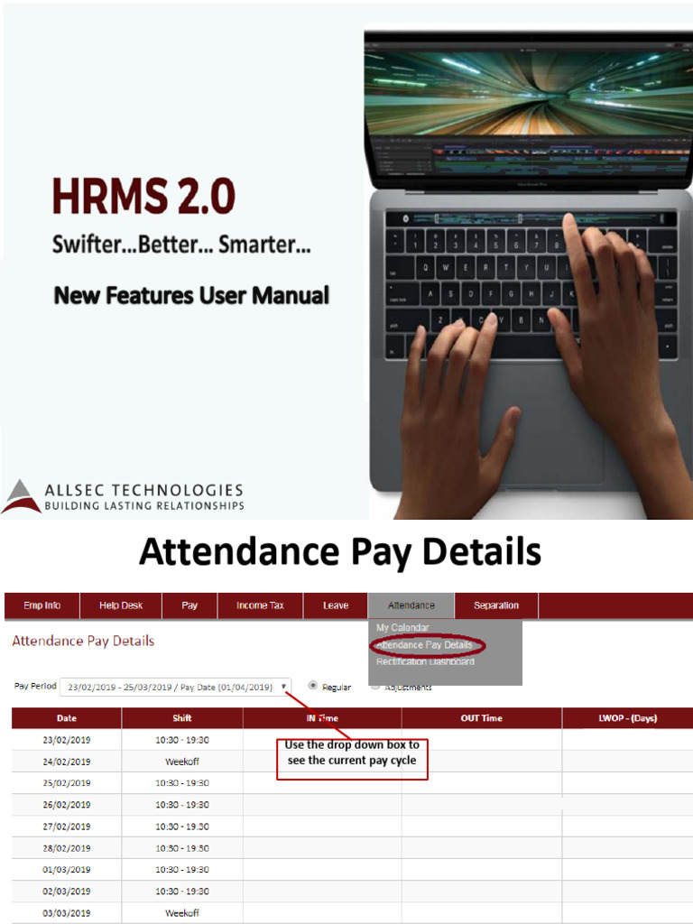 HRMS2 0-NewFeaturesManual | PDF | Computing