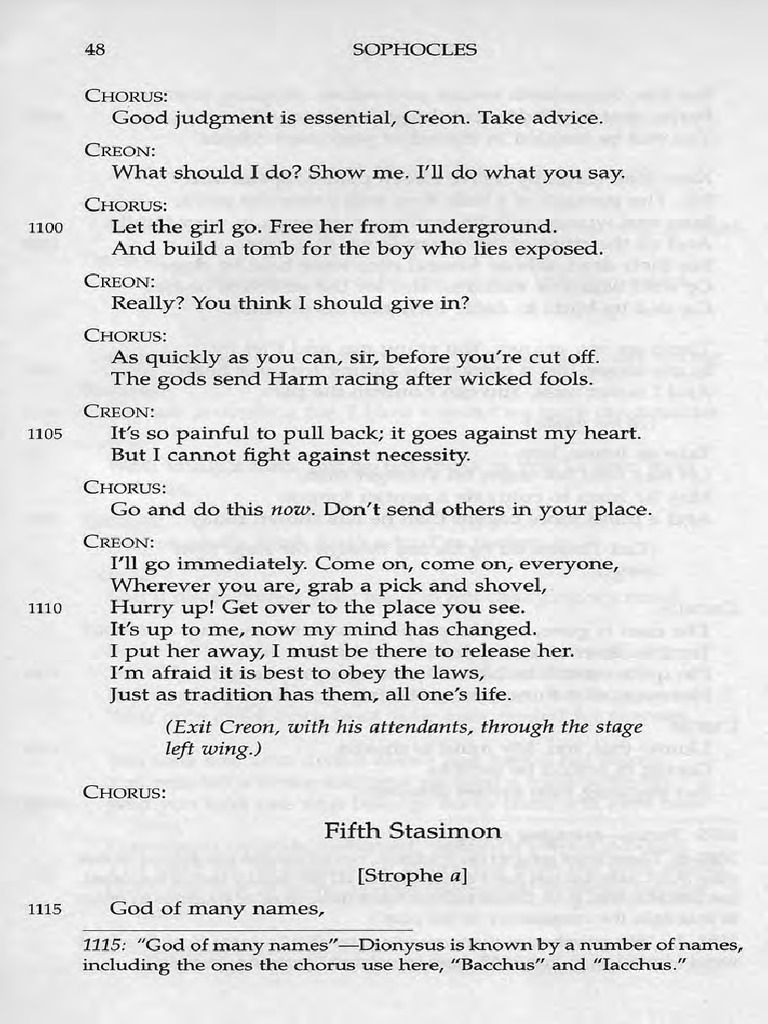 Antigone Script | PDF