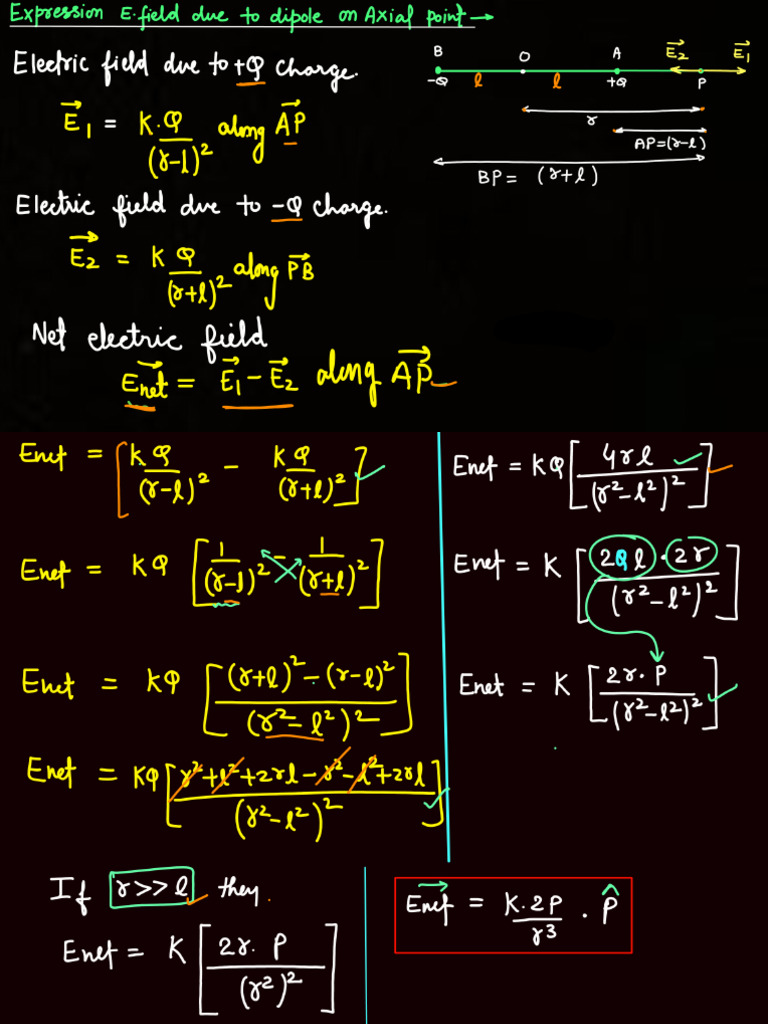 Most Important Derivation Class 12 (1) - 3-124 | PDF