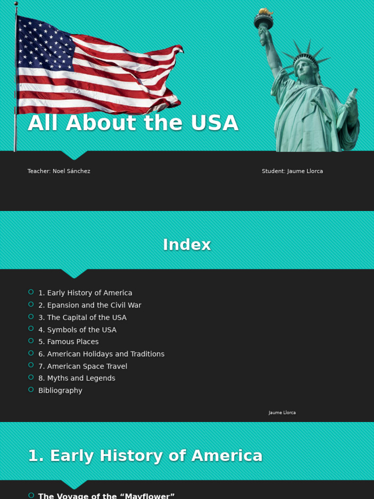 Overview of USA History and Culture | PDF | American Civil War | Neil ...