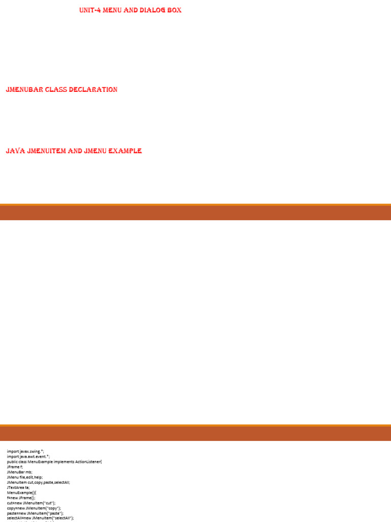Unit 4 Menu And Dialog Box Pdf Computing Platforms Menu Computing