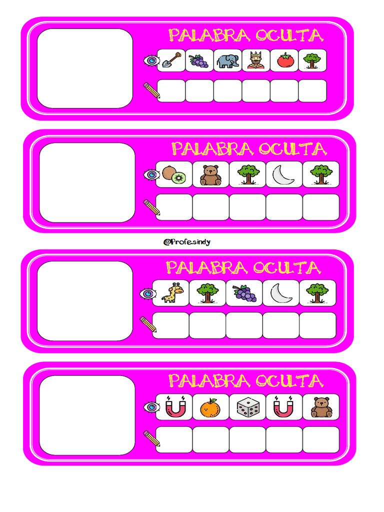 Palabra Oculta PDF 1 | PDF