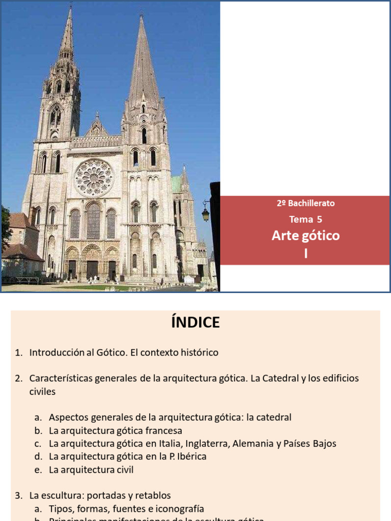 Arquitectura y Escultura del Arte Gótico | PDF | Arquitectura gótica ...