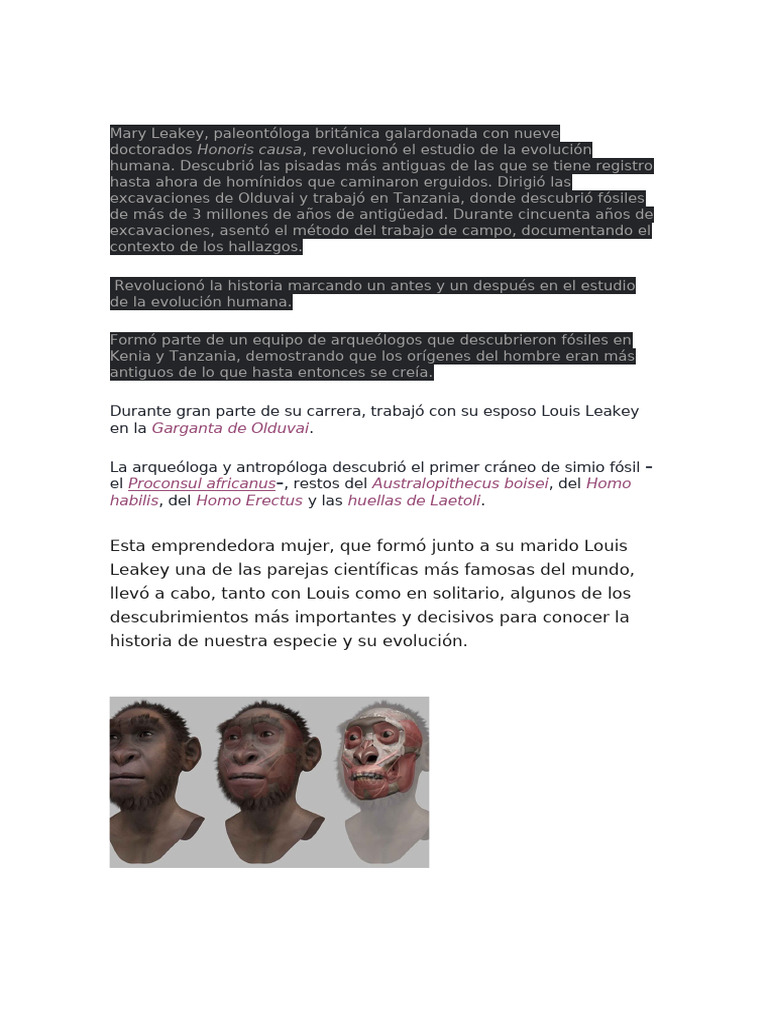 Mary Leakey | PDF