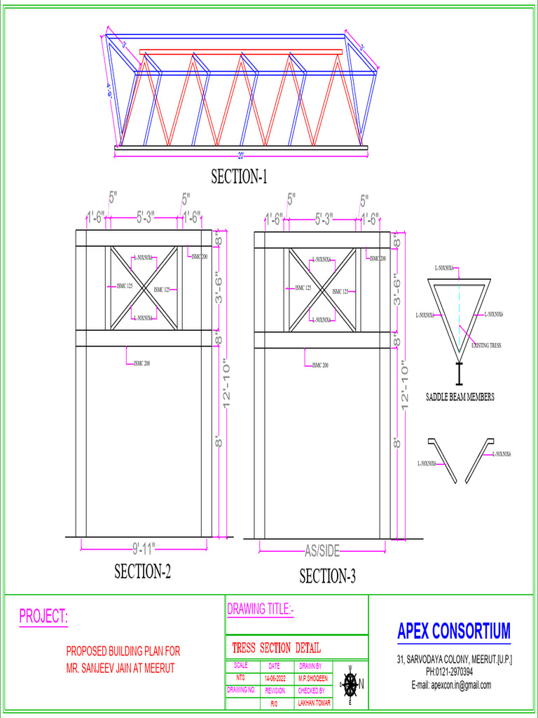 TRESS SECTION DETAIL (2) | PDF