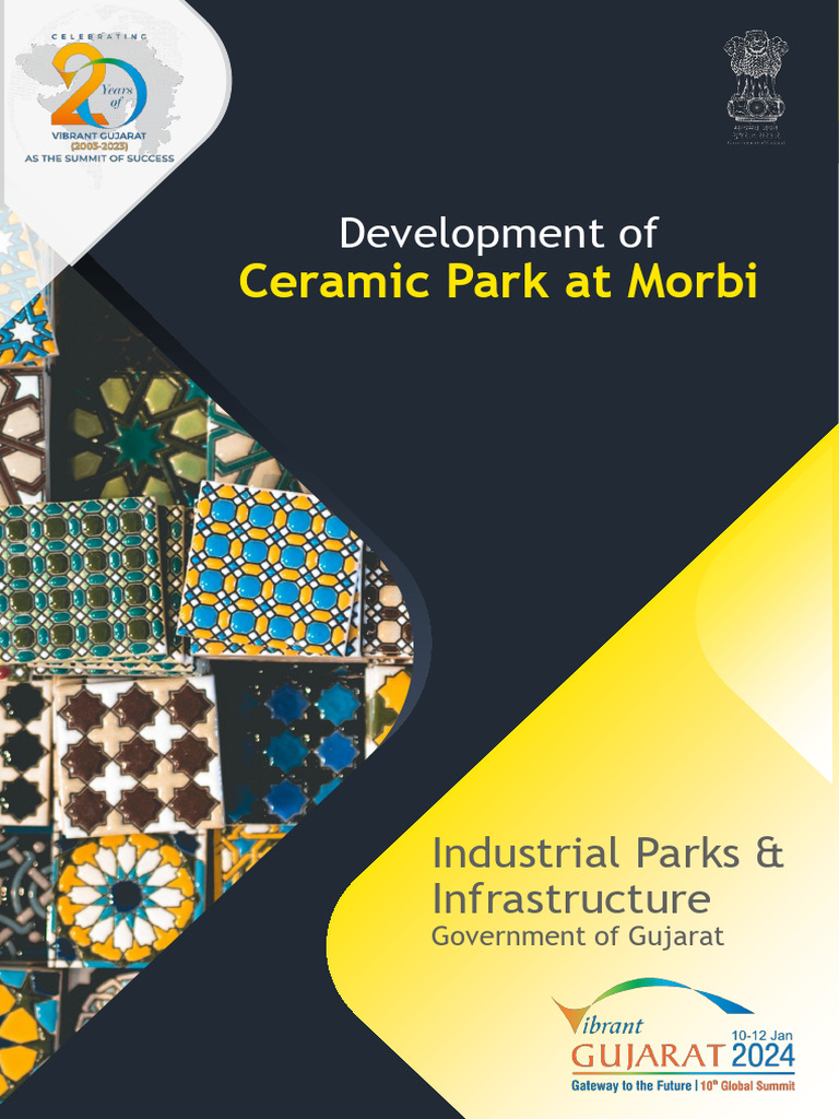 Gujarat's Ceramic Park Development Plan | PDF | Ceramics | Tile