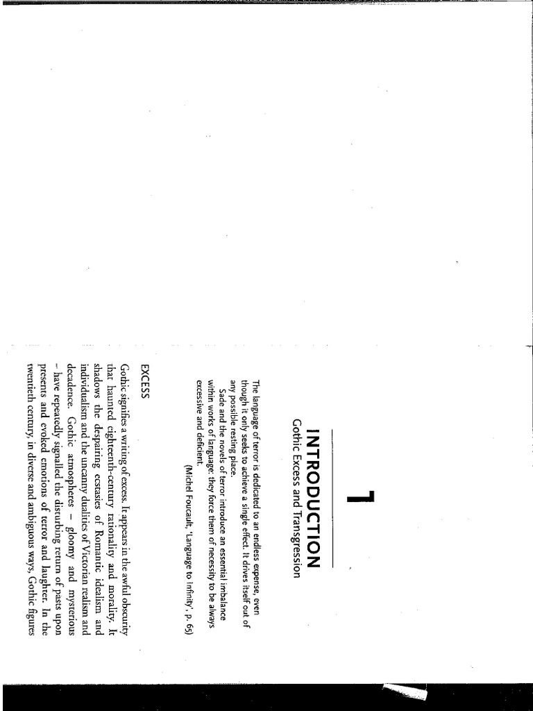 Fred Botting, Gothic | PDF