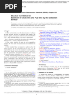 ASTM D4007: Water & Sediment in Crude Oil | PDF | Petroleum | Water