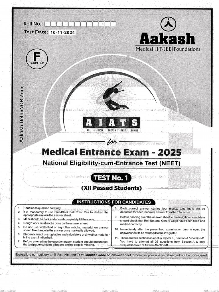 RM Aiats 01 F | PDF | Acceleration | Velocity