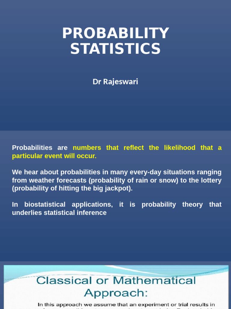 Probability | PDF | Cardiovascular Diseases | Sensitivity And Specificity