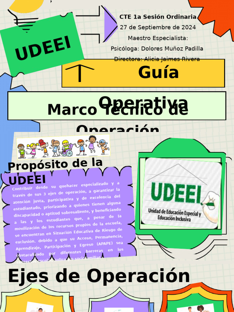 UDEEI MTO 24 | PDF | Maestros | Educación de la primera infancia