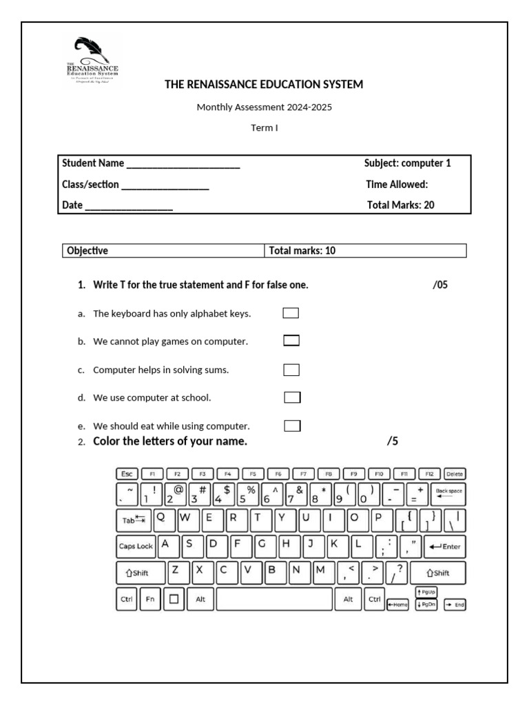 Renaissance Education Computer Assessment | PDF