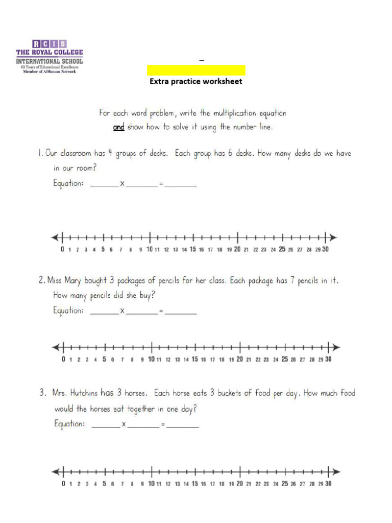 T1 Q2 Math Extra Worksheet W11 G3 | PDF