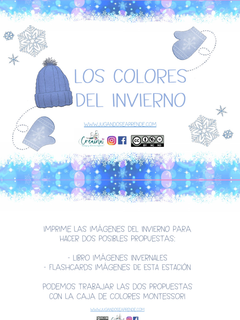 Los Colores Del Invierno | PDF