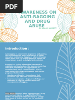 Anti-Drug Declaration Form To Be Signed by Students | PDF