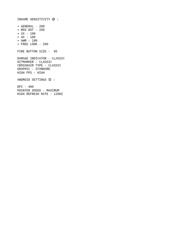 High Dpi Sensi ? | PDF