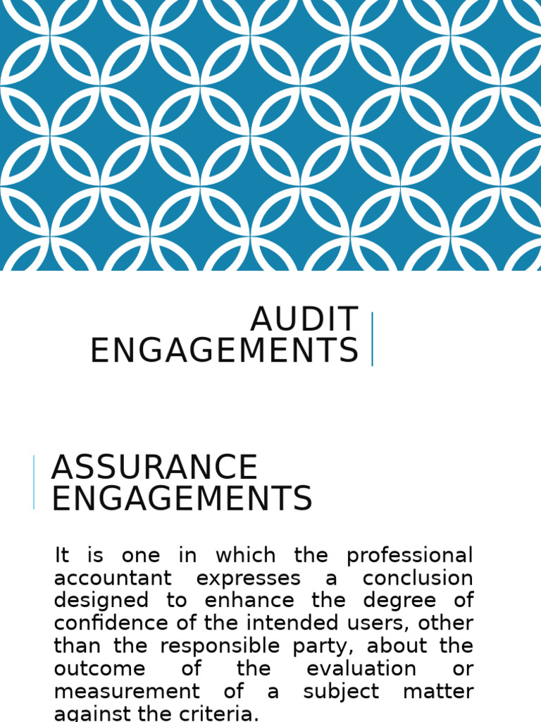 Understanding Assurance Engagements | PDF | Audit | Business