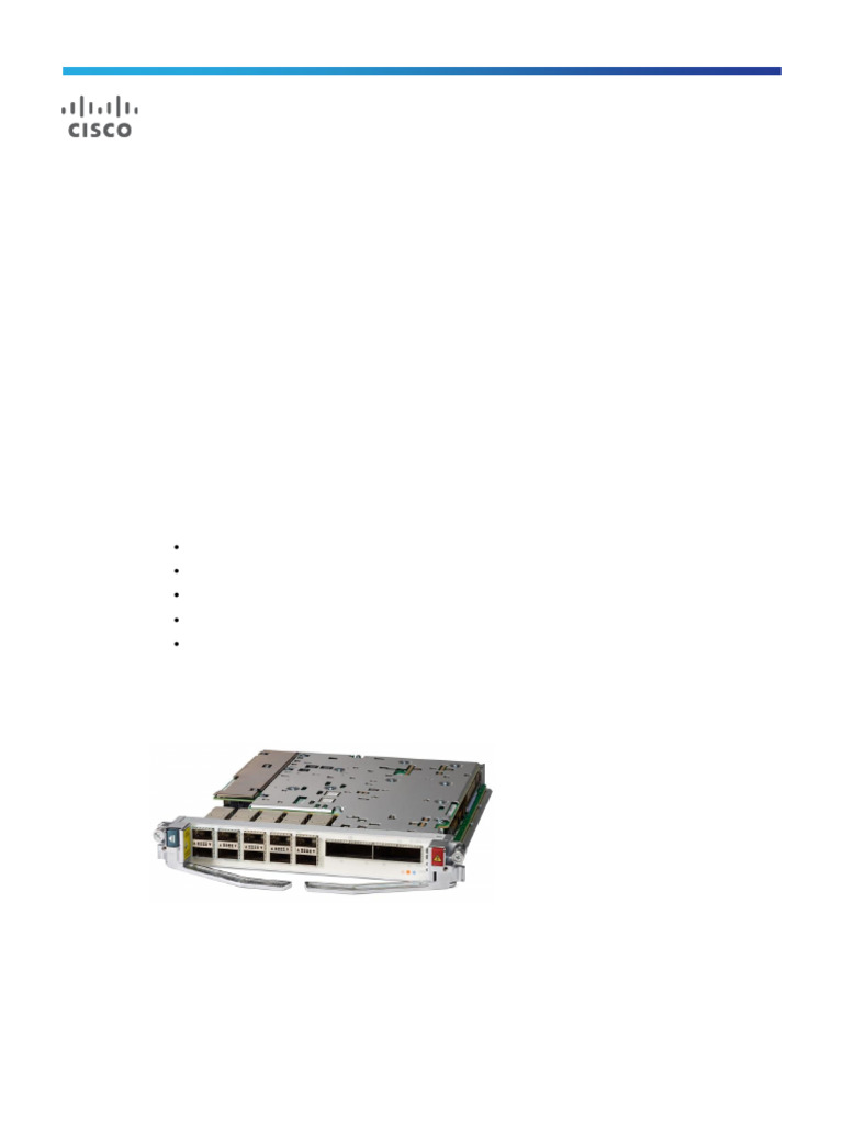 Cisco NCS 4000 400 Gbps DWDM-OTN-Packet Universal Line Card Data Sheet | PDF | Wavelength ...