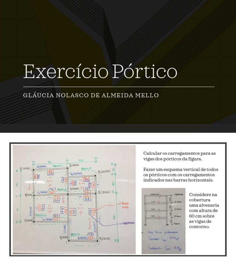 Exercício Pórtico | PDF