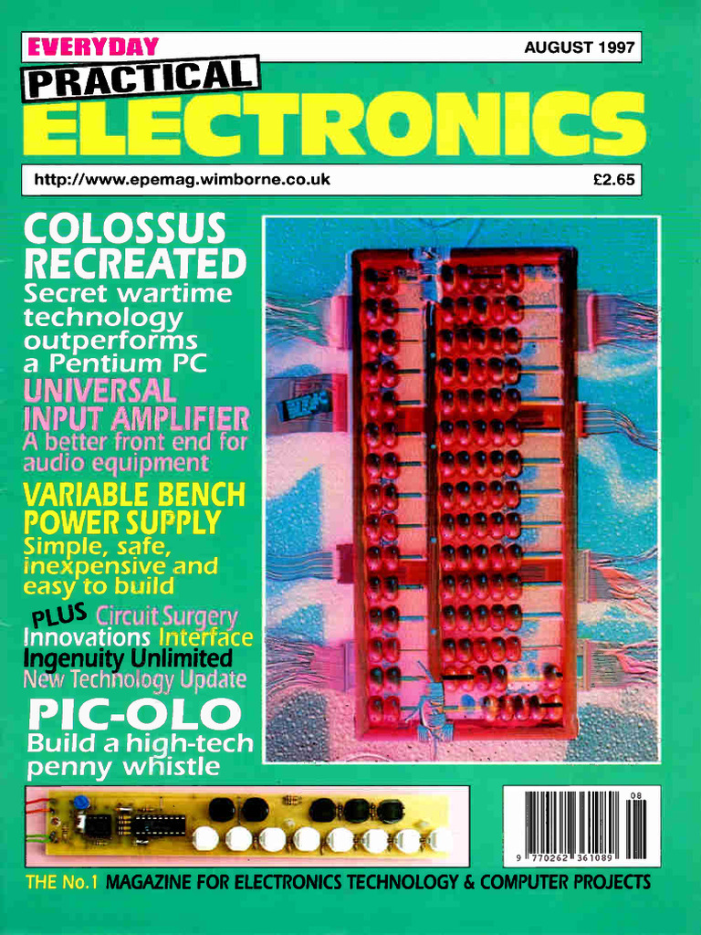 Everyday Practical Electronics 1997-08 | PDF | Transmitter | Infrared