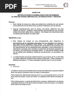 Tabla de Tamices ASTM y Especificaciones | PDF