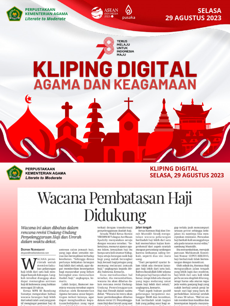 Kliping Digital 29 Agustus 2023 | PDF