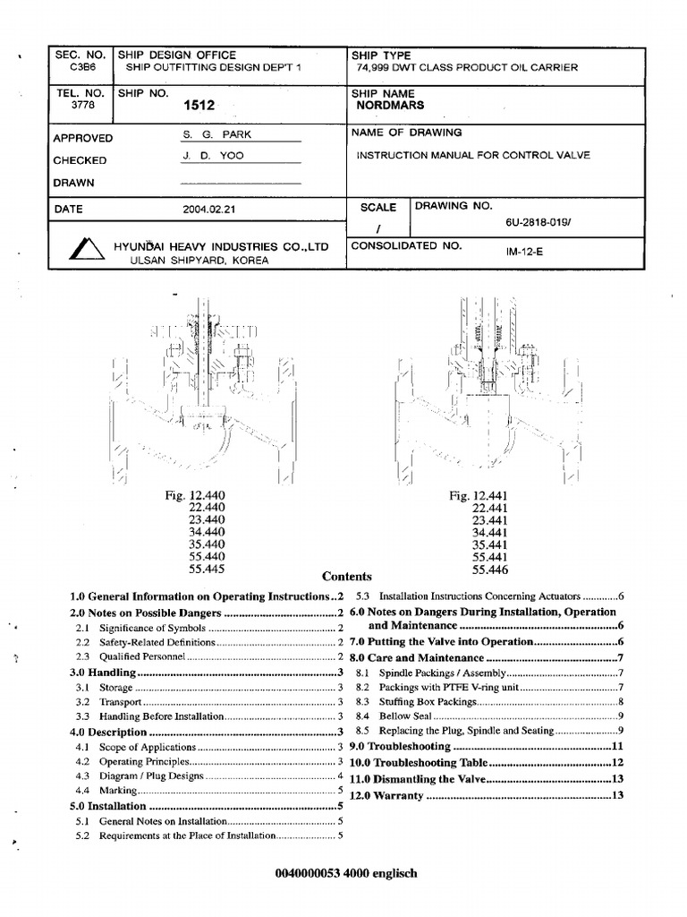 CONTROL VALVE | PDF