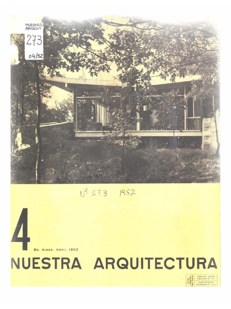 NUESTRA ARQUITECTURA - Número 273 - Abril 1952 PDF | PDF