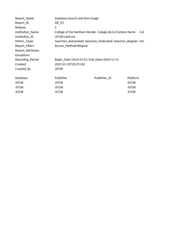 C5 Collegeofthenorthernbordercolegiodelafronteranortecolef DRD1 20250110 | PDF