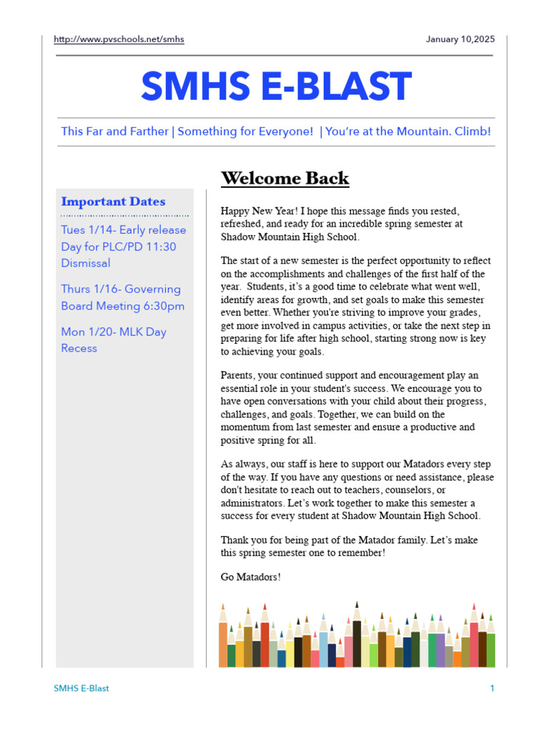 E-Blast 1:10:2025 | PDF