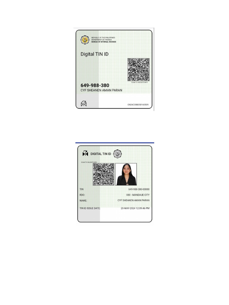 Tin Id | PDF