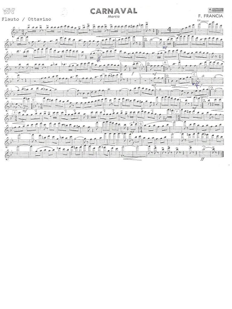 1) Flauto - Carnaval | PDF