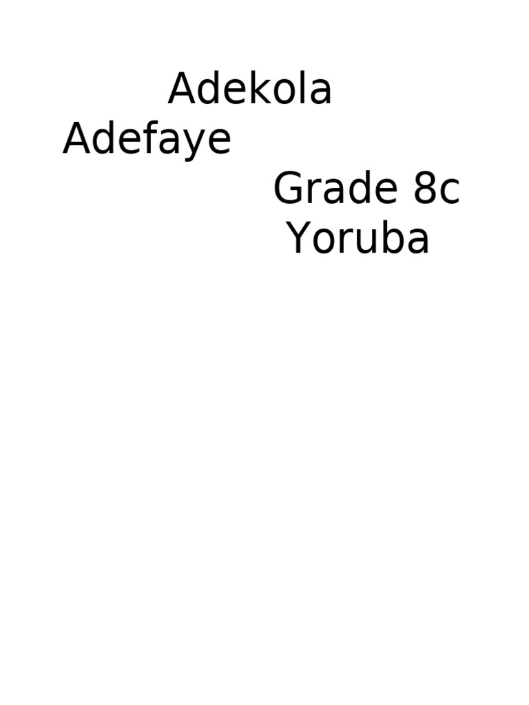 Grade 8 Second Term 2024 | PDF