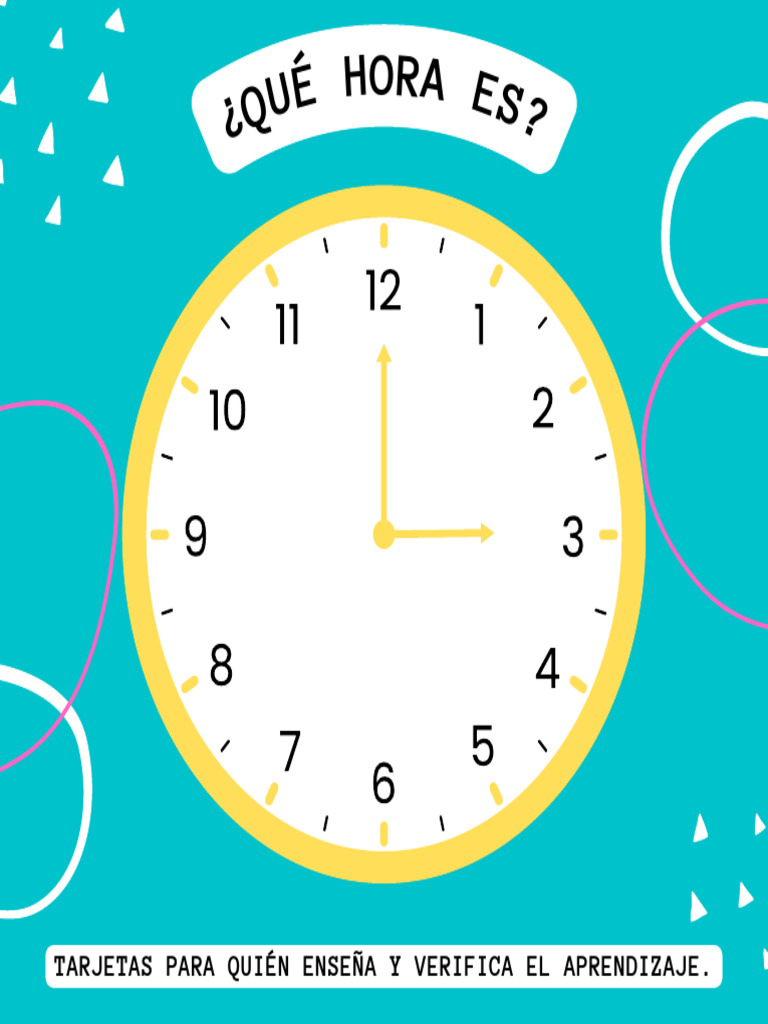 ¿Qué Hora Es | PDF