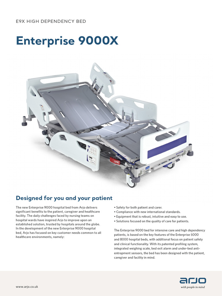 Arjo - Enterprise 9000X.Brochure.1.0.EN - GB | PDF | Hospital