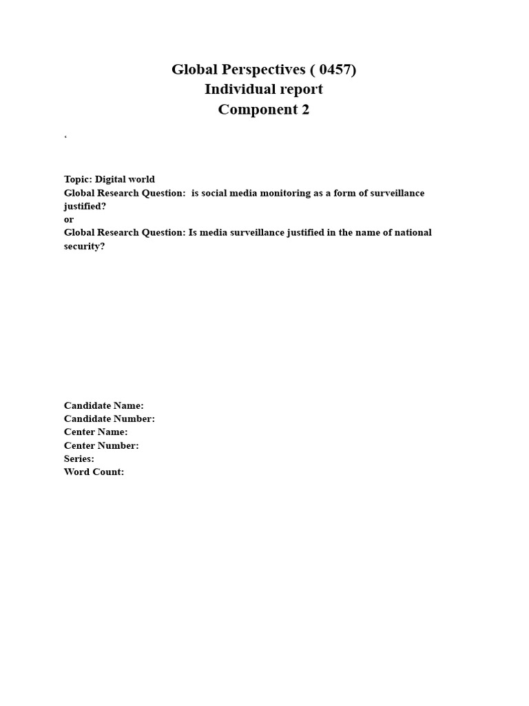 Instructions and Format of IR | PDF | Citation | Privacy