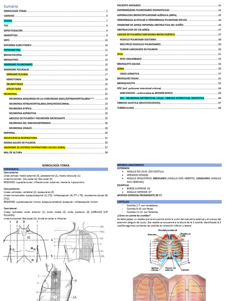 1 Respi | PDF | Tos | Especialidades Medicas