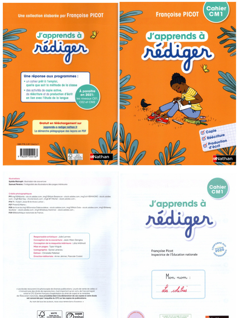 J'apprends À Rédiger CM1 | PDF