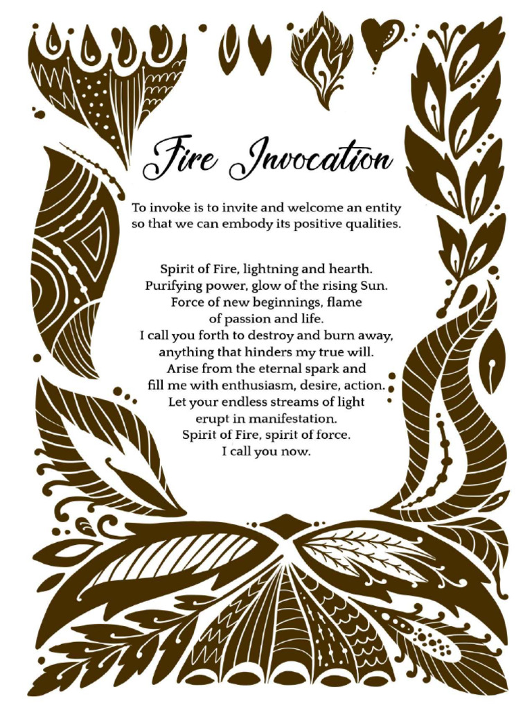Fire Invocation | PDF