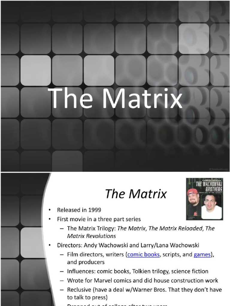 The Matrix | PDF