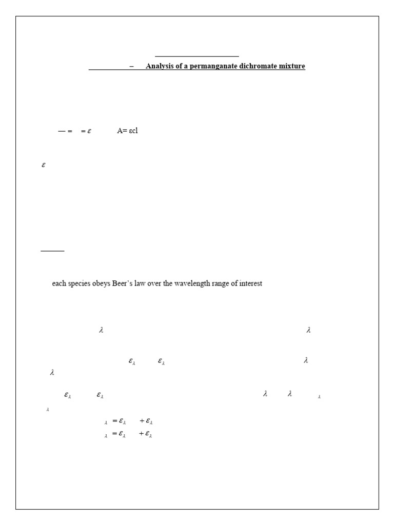 Experiment 3 (1) | PDF | Absorbance | Physical Phenomena